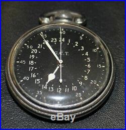 WWII HAMILTON G. C. T. Navigation POCKET WATCH 4992B US Army Air Force ...