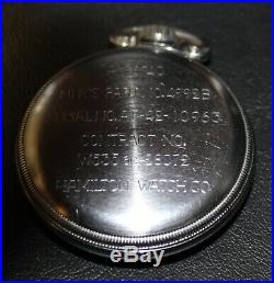 WWII HAMILTON G. C. T. Navigation POCKET WATCH 4992B US Army Air Force ...
